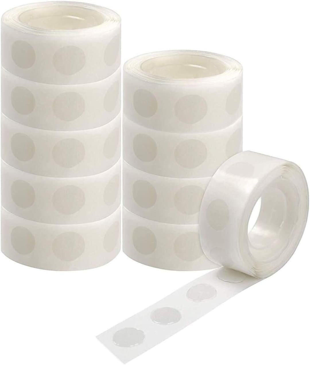 100 Glue Adhesive Dots, Glue Points on A Roll, Balloon Dots, Double ...