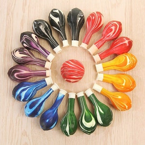 20 Marble Balloon, Qualatex Plain Marbel Ballons, Party Balloon ...