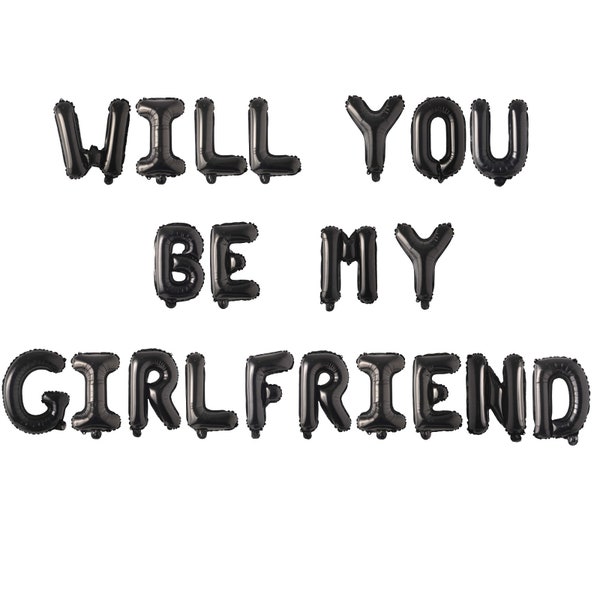 Will You Be My Girlfriend Banner - Etsy