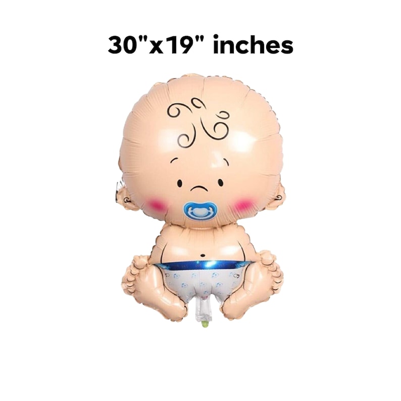Baby Shower Foil Balloons Self-inflate BALOON Decoration Baby Girl ...