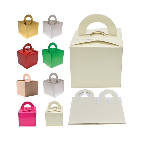 Pack of 10 Treat Boxes Cupcake Gift Party Loot Bag Wedding - Etsy UK