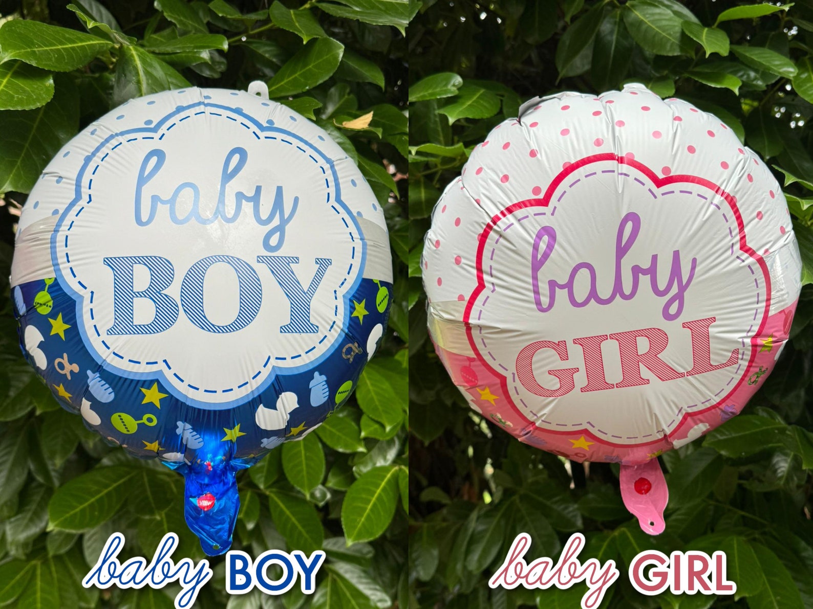 Baby Shower Foil Balloons Self-inflate BALOON Decoration Baby Girl ...