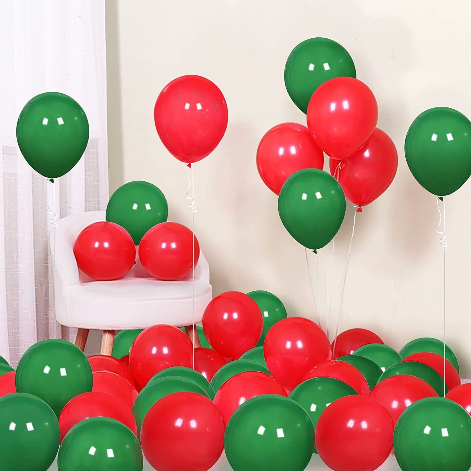 Green And Red Party Decorations