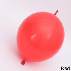 12" Linking Balloons Link Baloon Pack of 5 -50 Balloon for Wedding ...