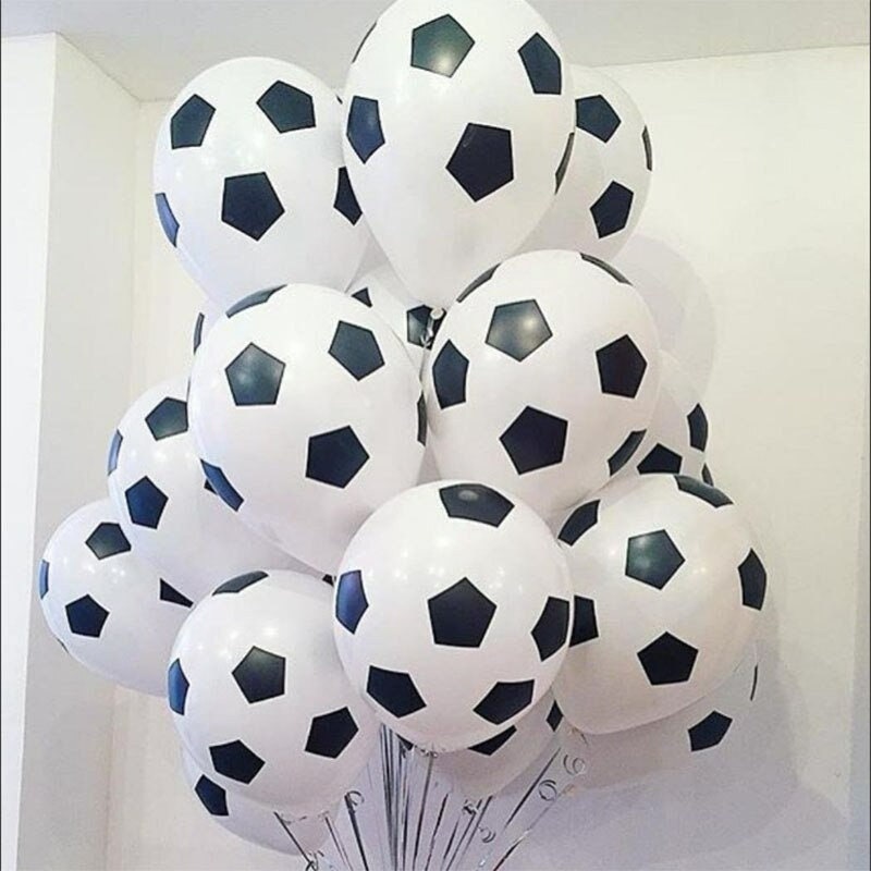 12 Football Balloons Soccer Ball Ballons Football - Etsy
