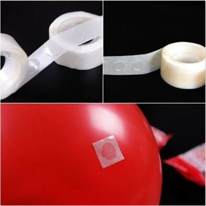 100 Glue Adhesive Dots, Glue Points on A Roll, Balloon Dots, Double ...