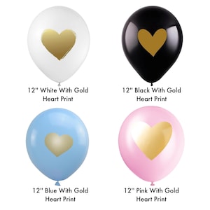 10 Heart Balloons 10" Inch | Latex Colourful Party Decoration | Wall ...
