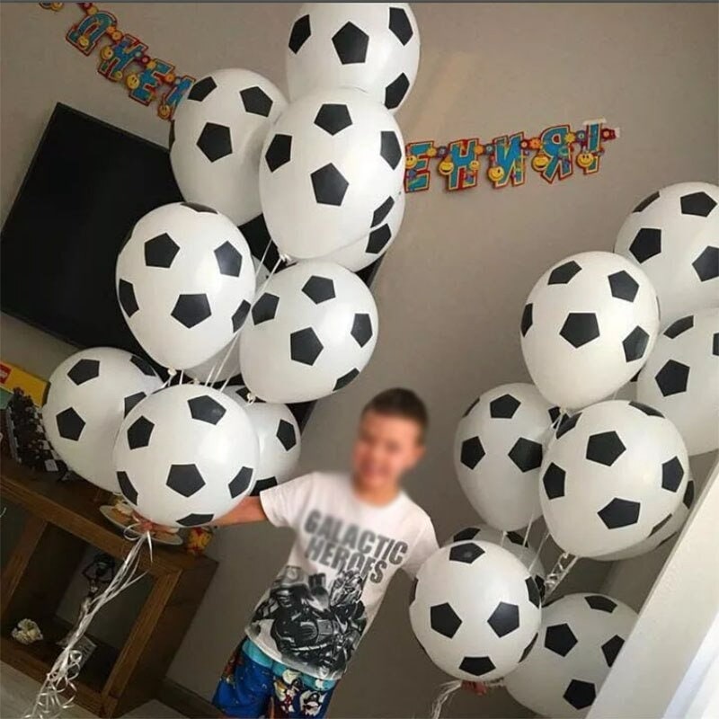 12 Football Balloons Soccer Ball Ballons Football - Etsy