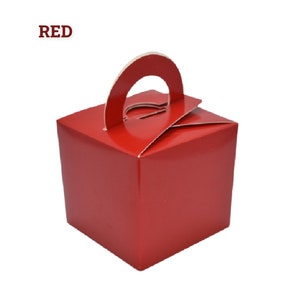 Pack of 10 - Treat Boxes Cupcake Gift Party Loot Bag Wedding Children ...