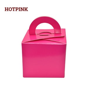 Pack of 10 - Treat Boxes Cupcake Gift Party Loot Bag Wedding Children ...
