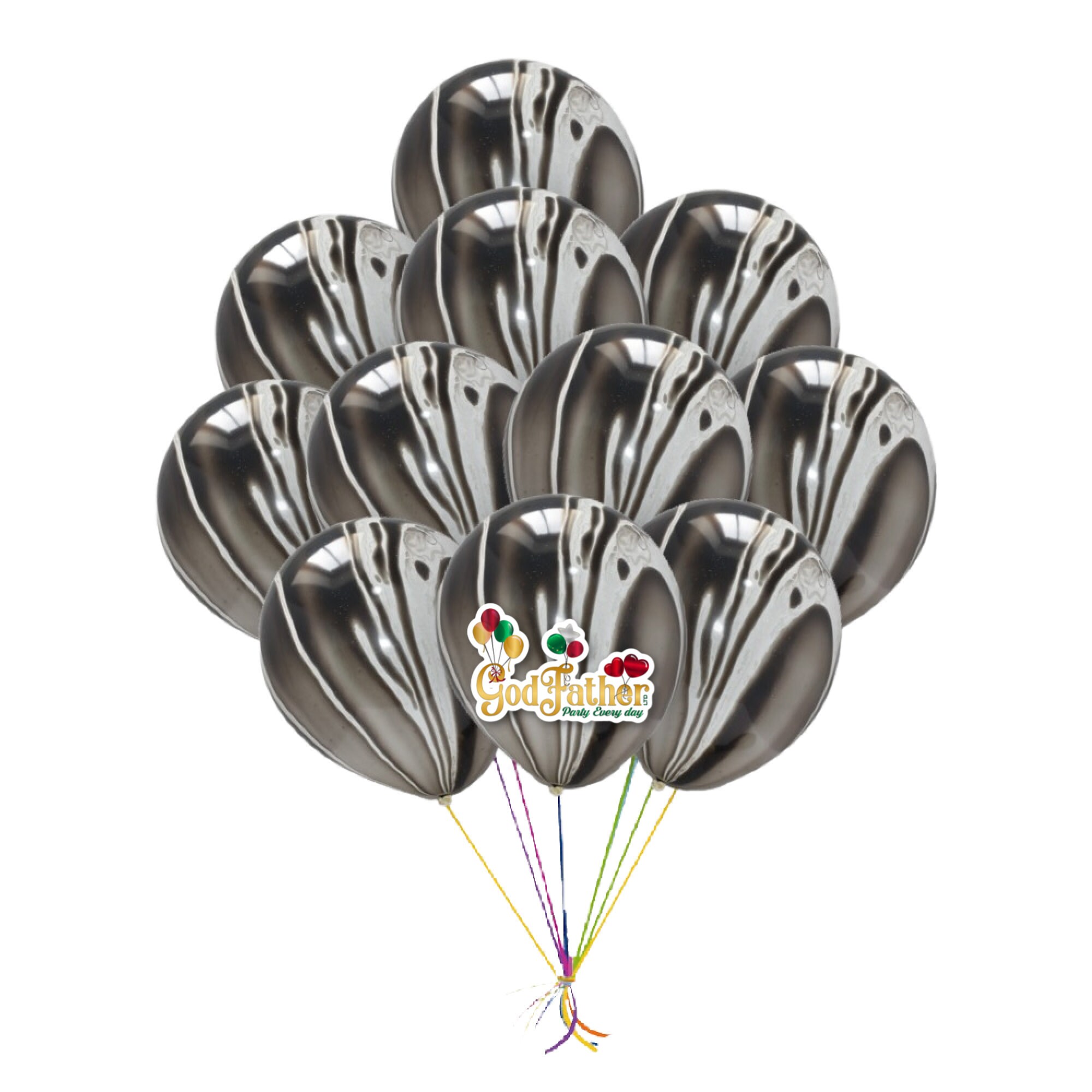 20 Marble Balloon Qualatex Plain Marbel ballons Party | Etsy