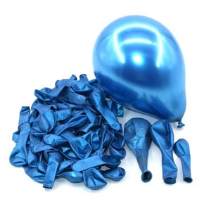 CHROME Balloons Metallic Gloss Shine Latex Ballons High Quality ...