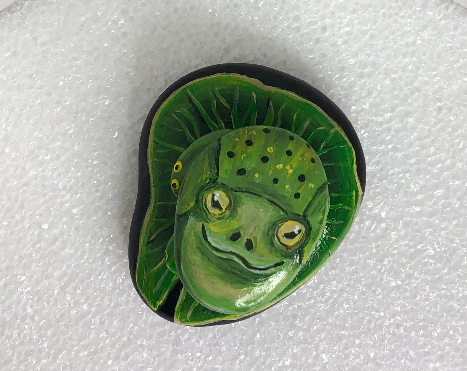 3D Frog Rock - Etsy