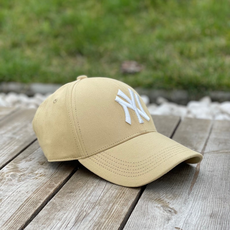 NY New York Baseball Cap Sand Color Hat New York Hat NY - Etsy