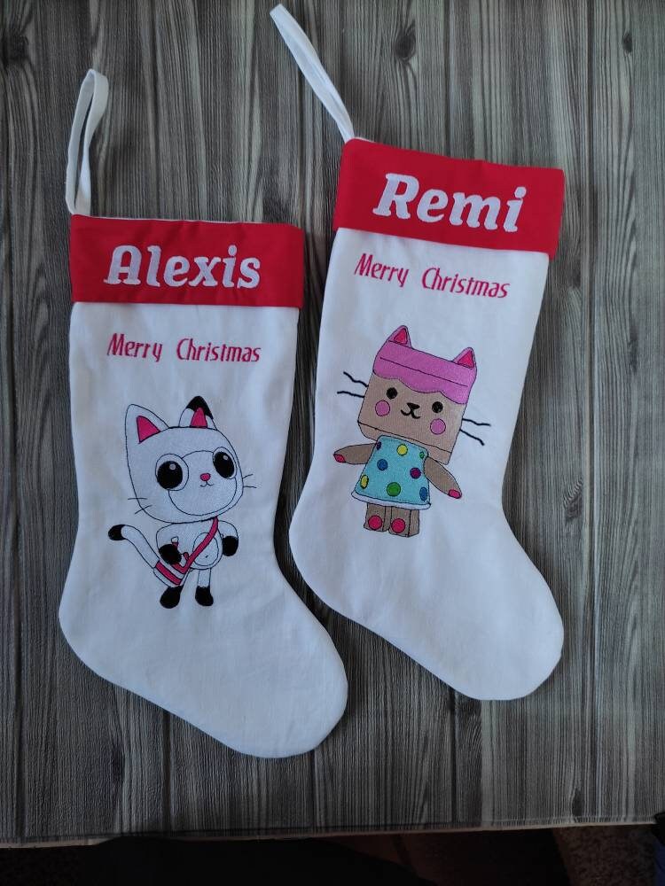 Personalized Christmas Stocking | Custom Name Christmas Stocking ...