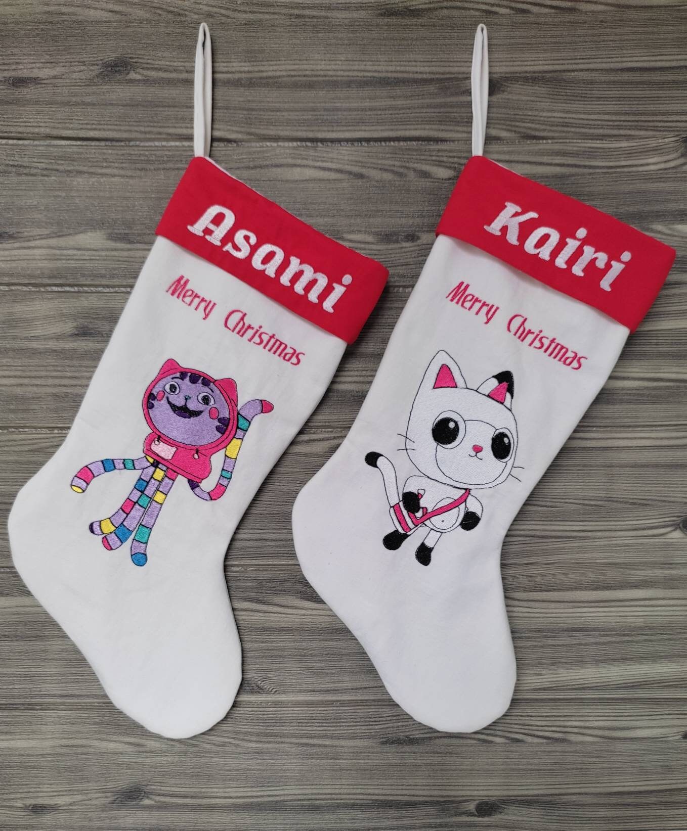 Personalized Christmas Stocking | Custom Name Christmas Stocking ...