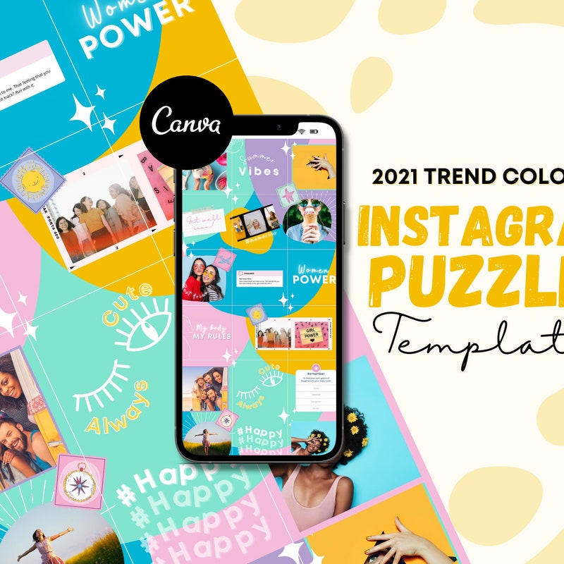 Canva Instagram Puzzle - Etsy