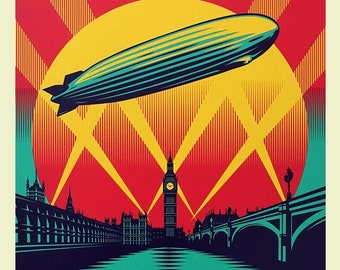Led Zeppelin Print | Etsy