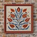 Primitive Flowers Cross Stitch Pattern, Fraktur, Vintage Embroidery ...