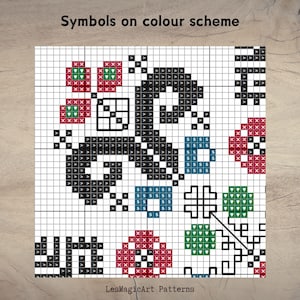 Croatian Sampler Cross Stitch Pattern PDF, Geometric Slavic Ethnic ...