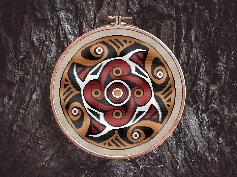 Trypillian Art Cross-stitch Pattern, Trypillian Ceramics Ornament ...