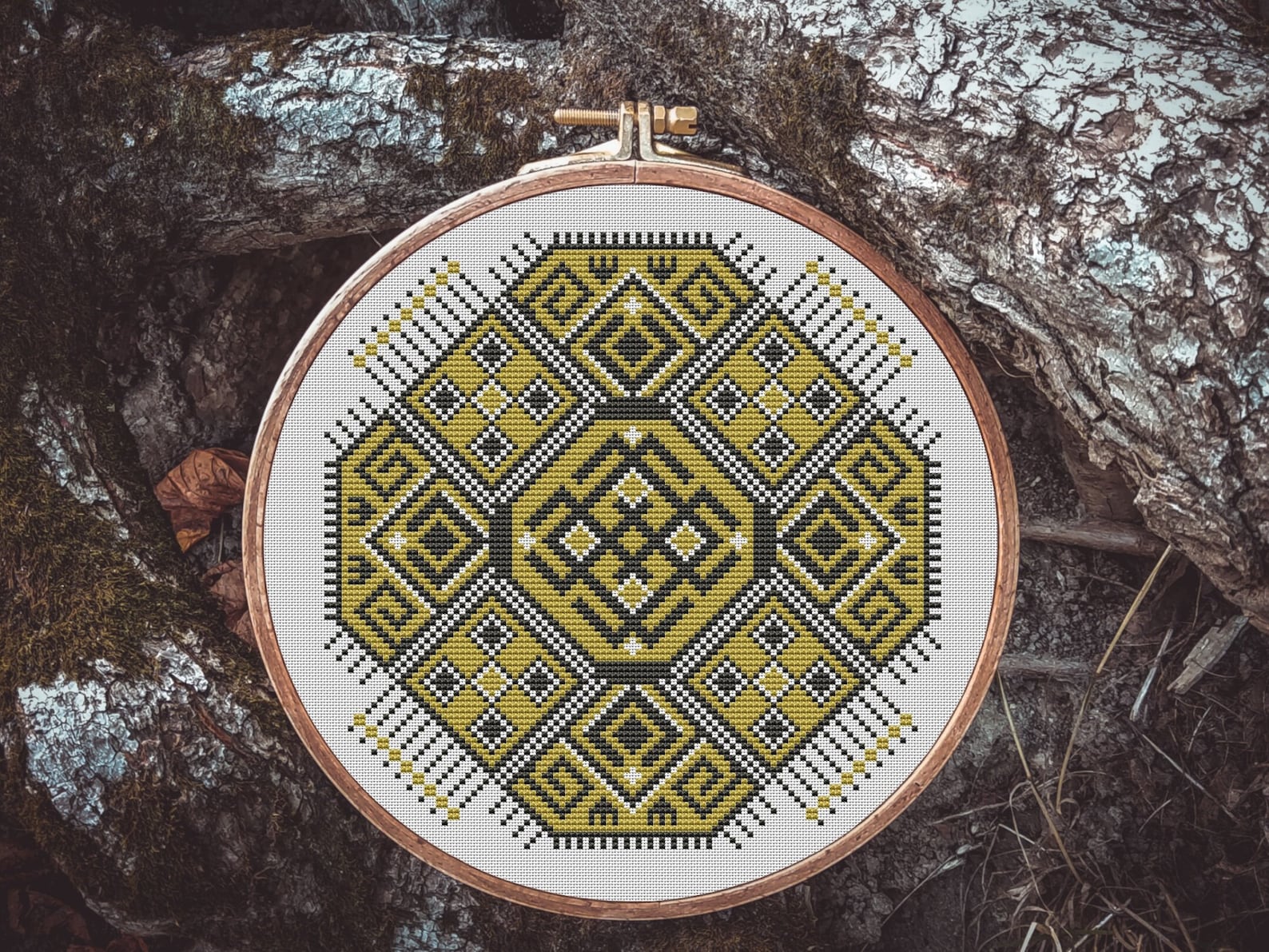 Mandala Slavic Amulet Cross Stitch Pattern, Digital Pattern PDF ...