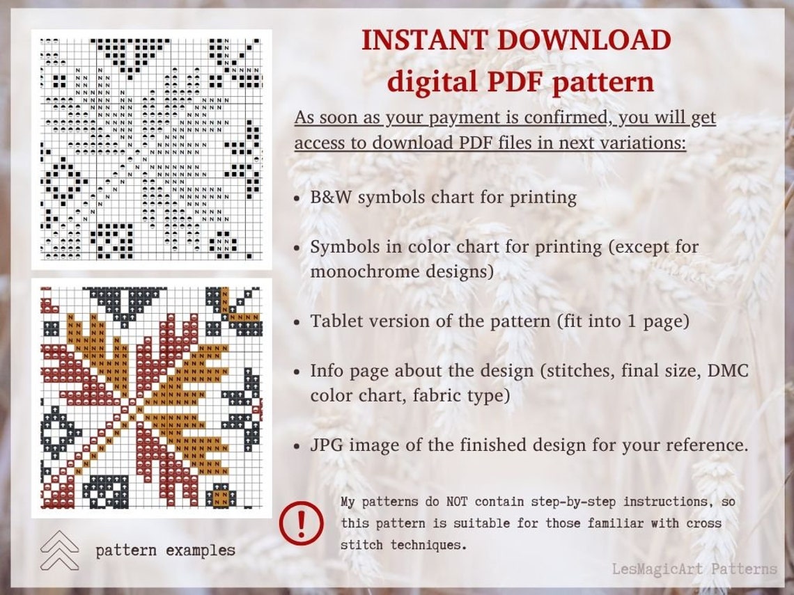 Palestinian Sampler Cross Stitch Pattern PDF, Palestine Folk Geometric ...