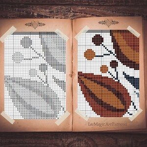 Primitive Flowers Cross Stitch Pattern, Fraktur, Vintage Embroidery ...