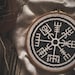 Vegvisir Runic Compass Cross Stitch Pattern PDF, Viking Symbol of ...