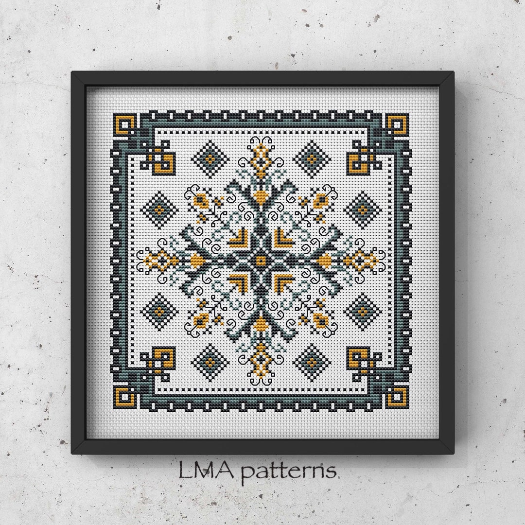 Antique Cross Stitch Pattern PDF Instant Download, Victorian Sampler ...