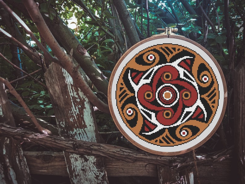 Trypillian Art Cross-stitch Pattern, Trypillian Ceramics Ornament ...