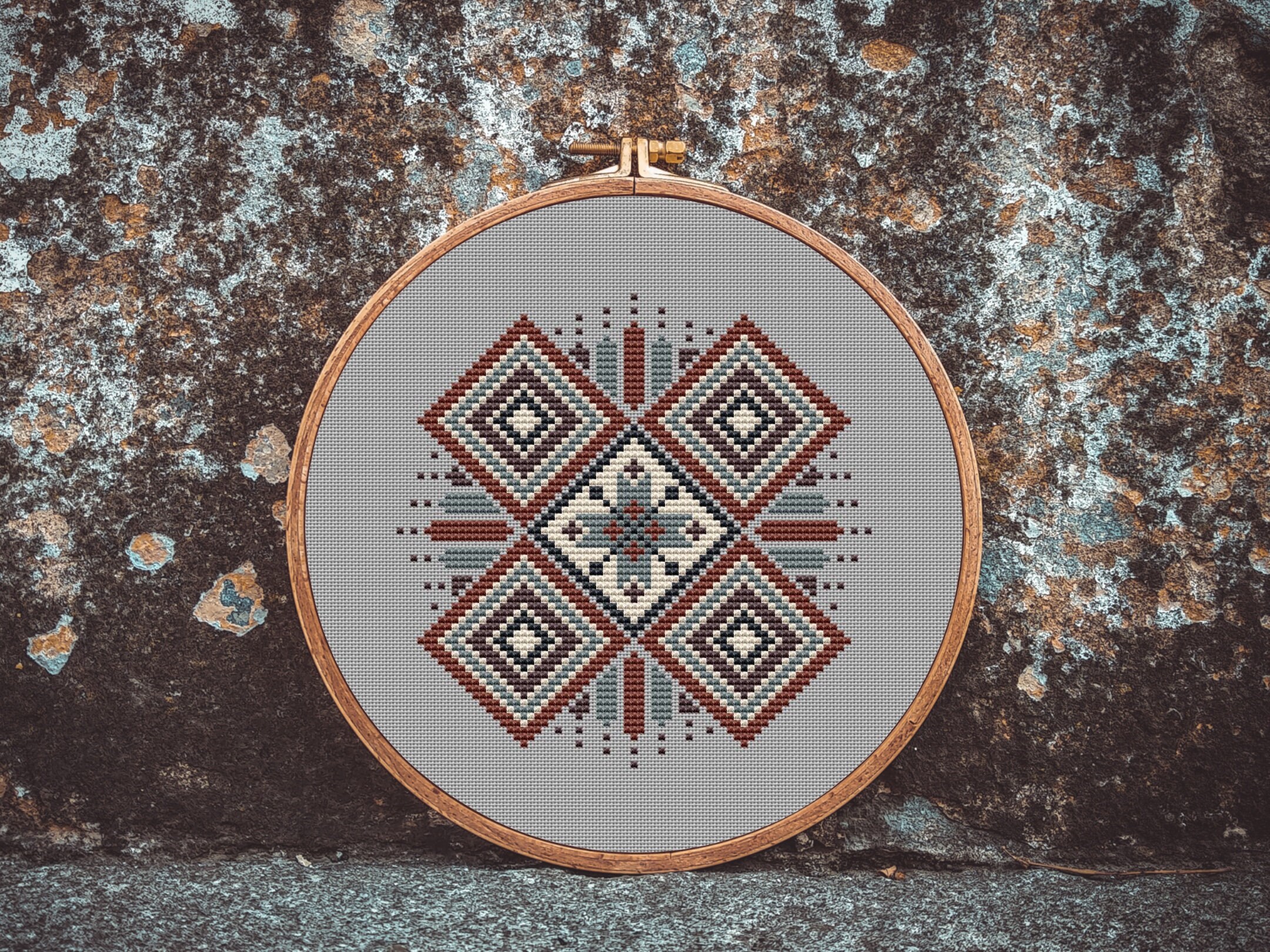 Small Folk Cross Stitch Pattern, Digital Pattern PDF, Slavic Folk ...