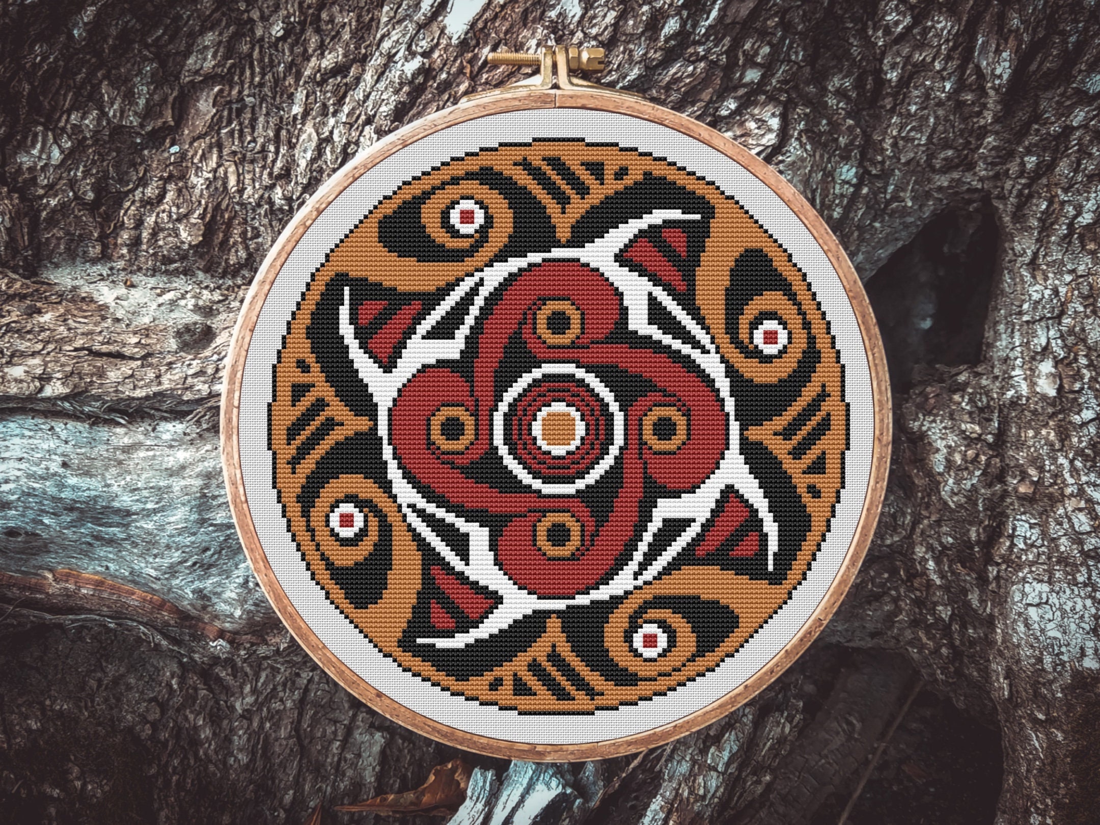 Trypillian Art Cross-stitch Pattern, Trypillian Ceramics Ornament ...