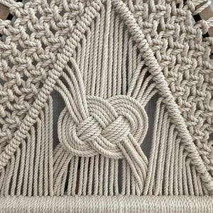 Flower Macrame Wall Hanging: Infinity Symbol Boho Decor - Etsy