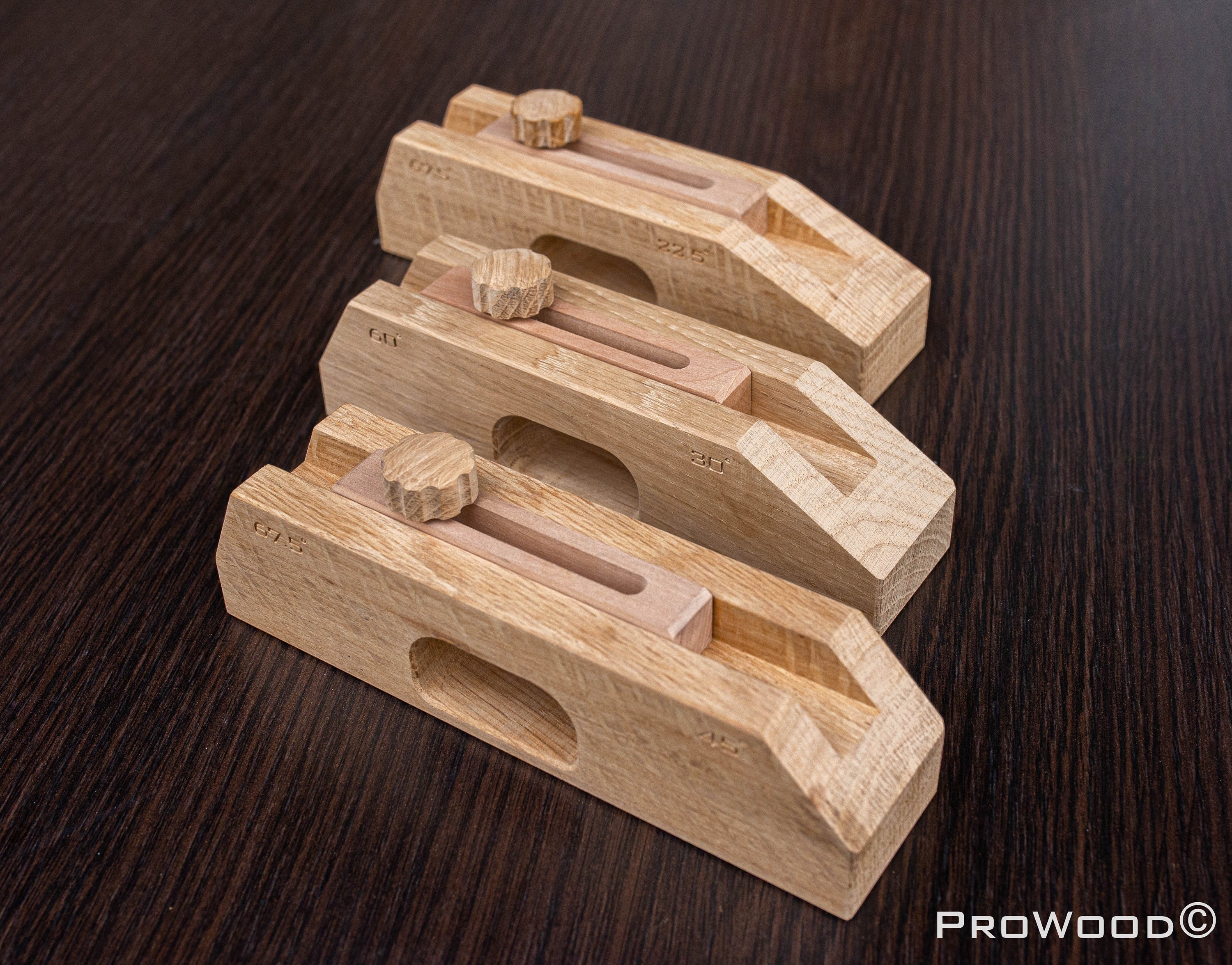 Kumiko Professional Kit 3 Pcs Oak 30,60,45,22.5,67.5 Angles ...