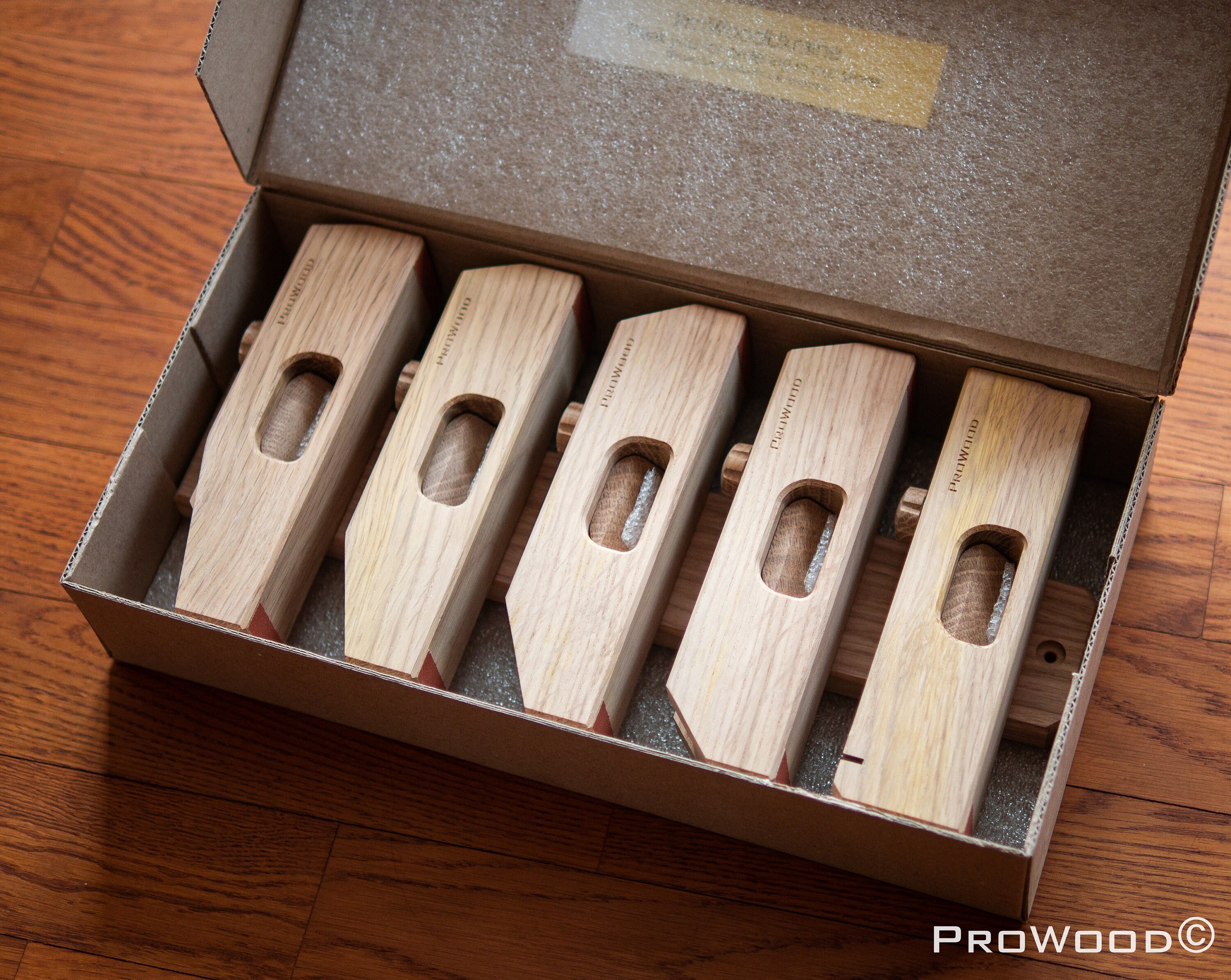 Kumiko Professional Kit 5 Pcs Oak - 15,75 30,60,45,22.5,67.5,90, Angles ...