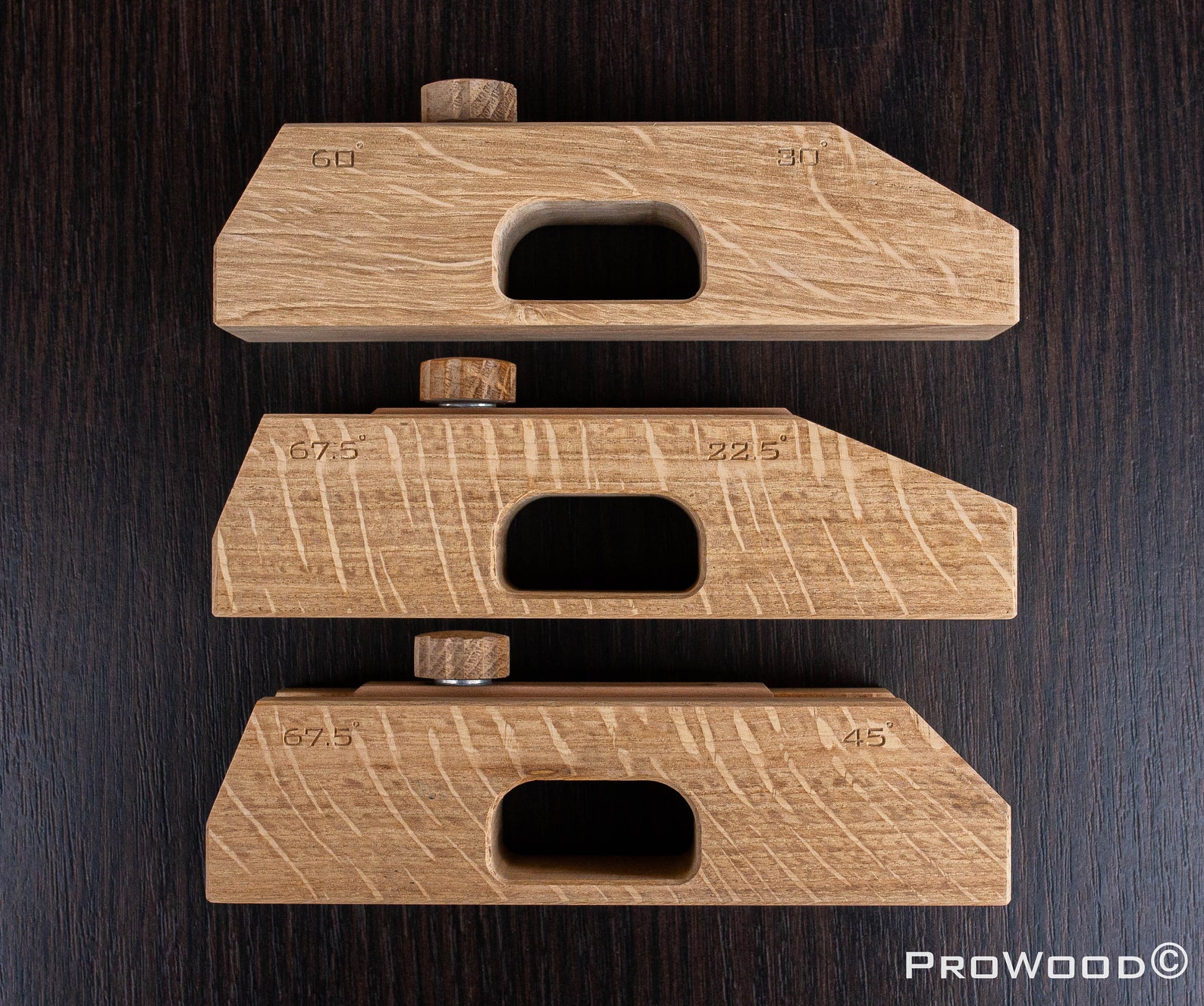 Kumiko Professional Kit 3 Pcs Oak 30,60,45,22.5,67.5 Angles ...