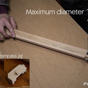 Wooden Woodworking Pencil Gauge Marker 50cm 20inch Tumbler Pencil Gauge ...