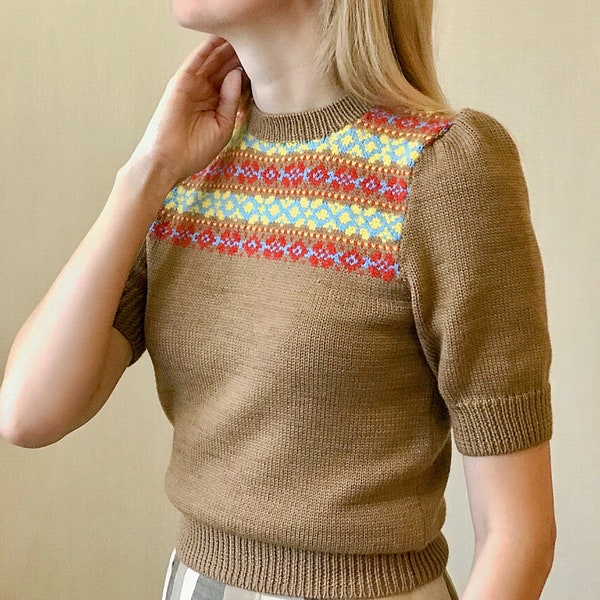 Fair Isle Jumper - Etsy UK