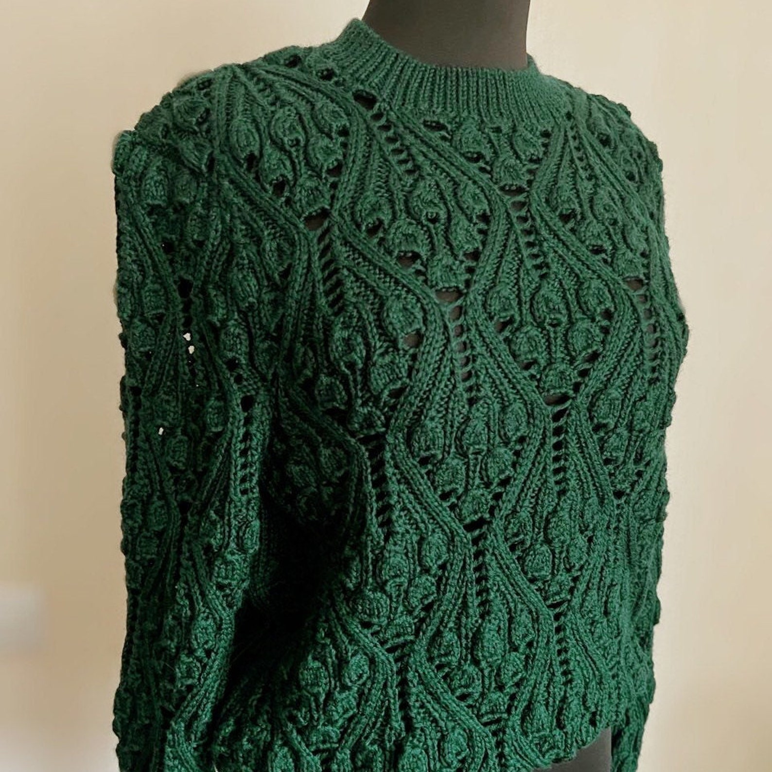 1940s Jumper, Knitted Jumper Pattern PDF, Vintage Knitting Patterns ...