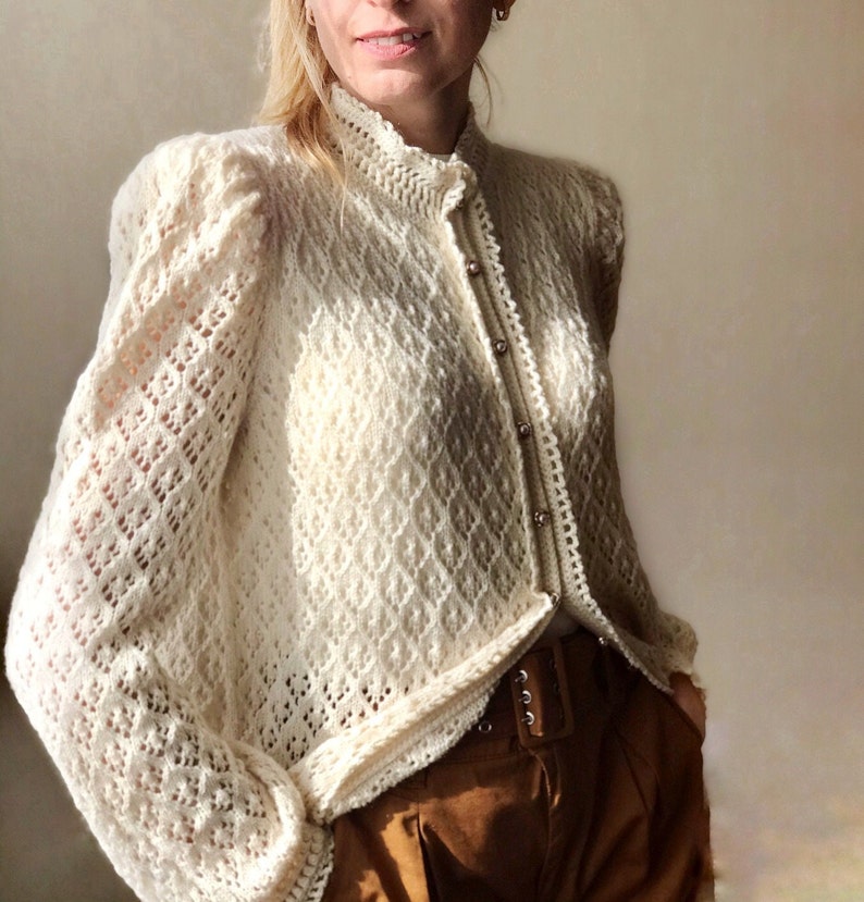 Knitting Patterns Cardigan, Vintage Cardigan Downloadable PDF, 1940s ...