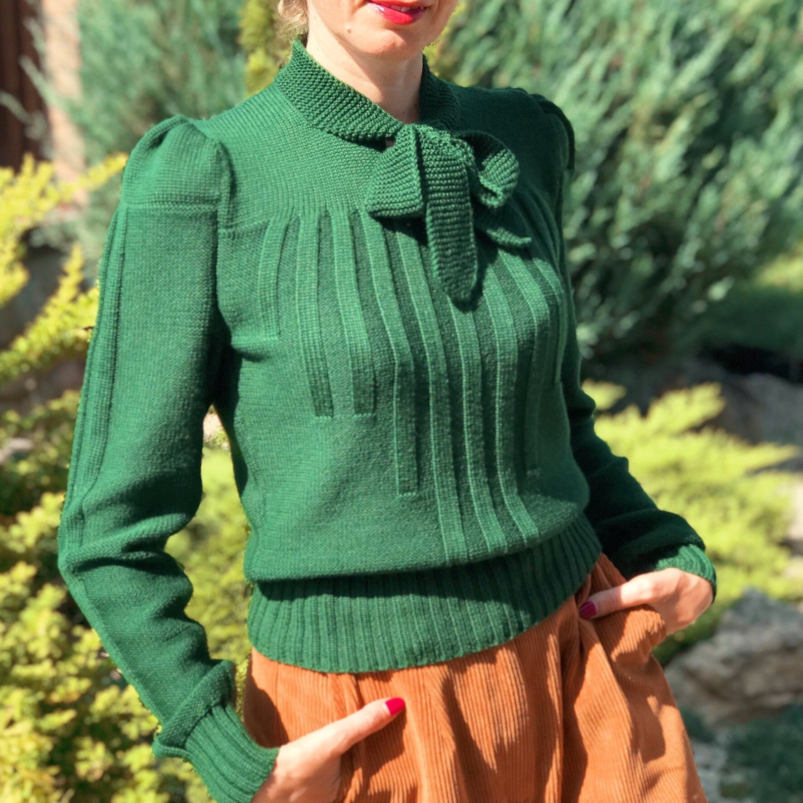 Knit Jumper Pattern, 1930s Knit Jumper PDF, Vintage Jumper Download ...