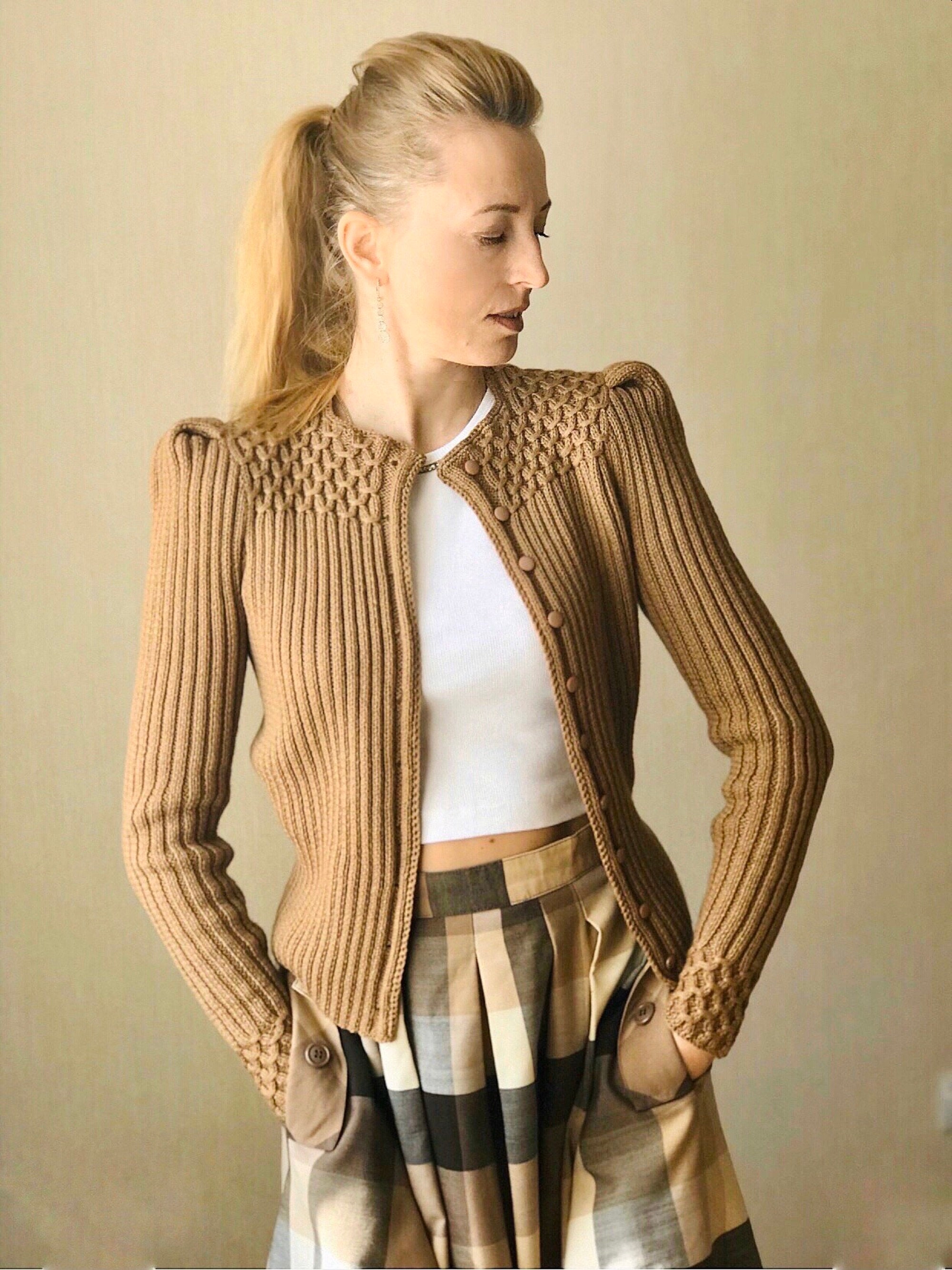 Knitting Patterns Cardigan, Vintage Cardigan Downloadable PDF, 1940s ...