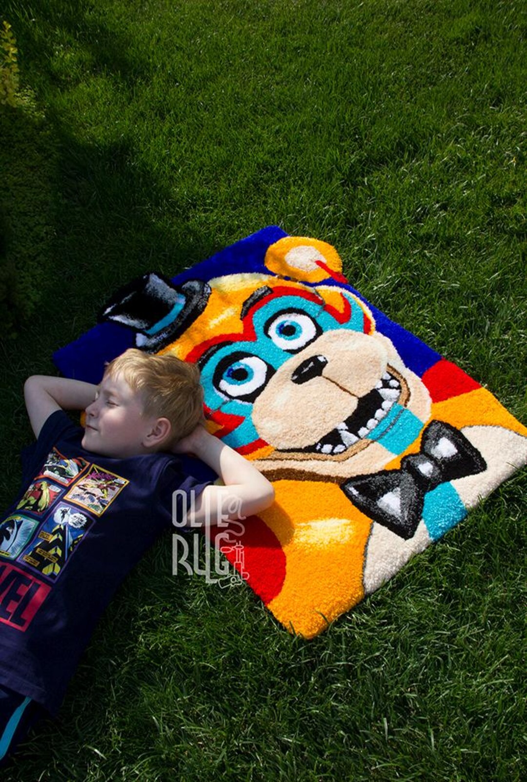 Glamrock Freddy FNAF Security Breach - Tufting RUG, Custom Rugs ...