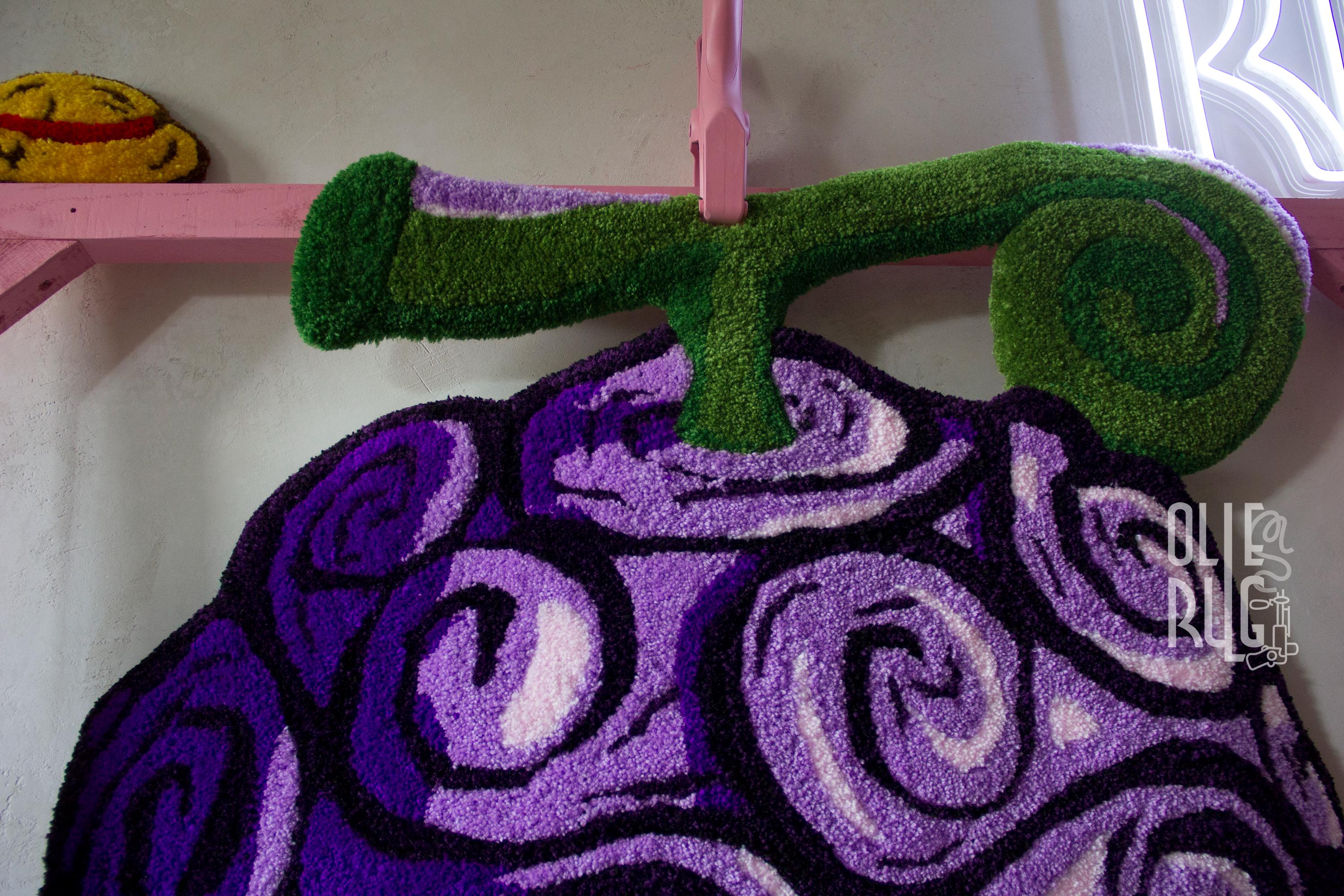 Devil Fruit GOMU GOMU No Mi Japanese Anime - Tufting RUG, Custom Rugs ...