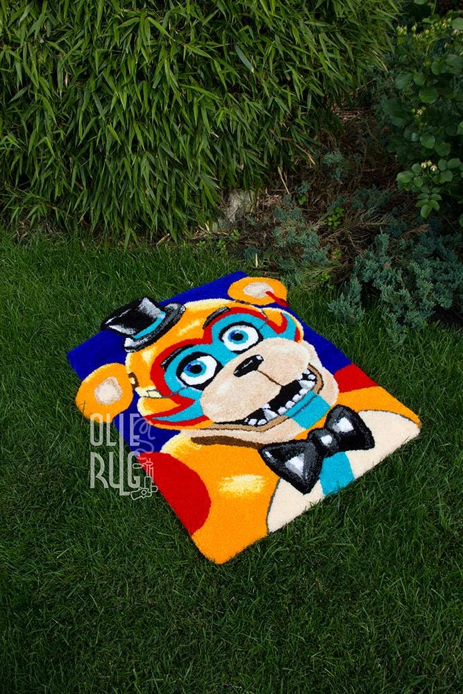 Glamrock Freddy FNAF Security Breach - Tufting RUG, Custom Rugs ...