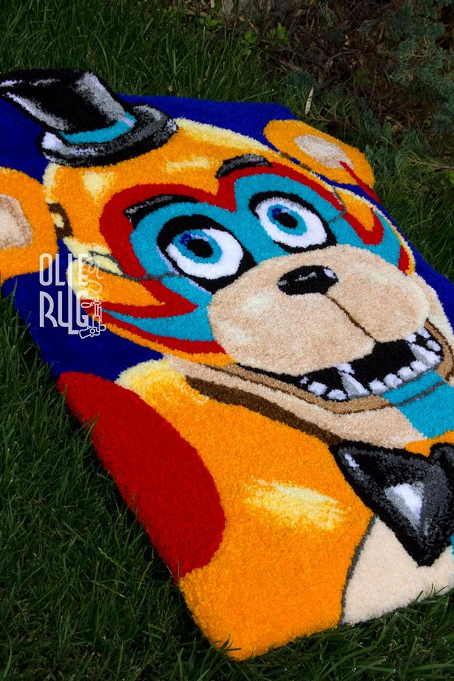 Glamrock Freddy FNAF Security Breach - Tufting RUG, Custom Rugs ...