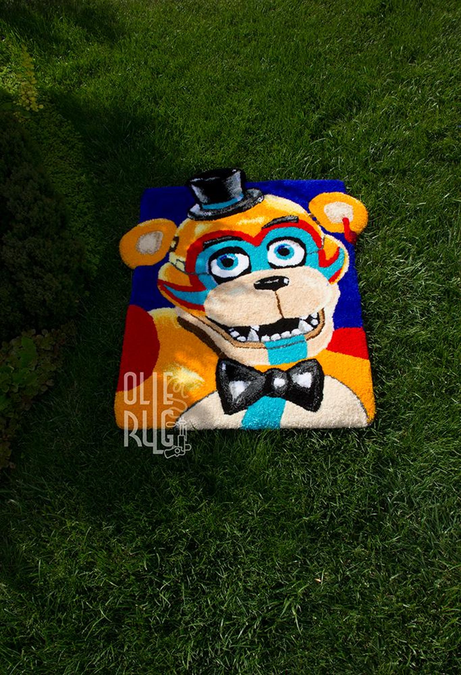 Glamrock Freddy FNAF Security Breach - Tufting RUG, Custom Rugs ...