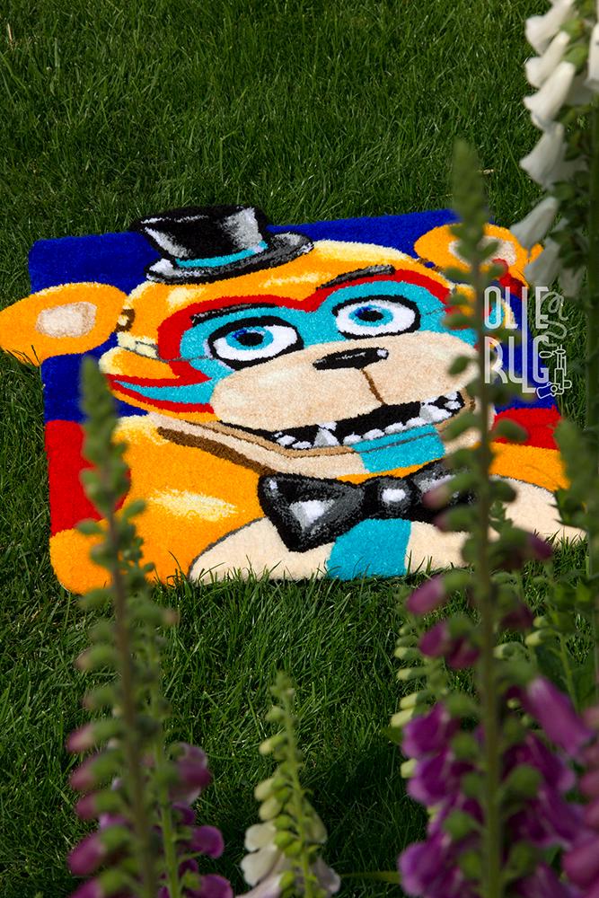 Glamrock Freddy FNAF Security Breach - Tufting RUG, Custom Rugs ...