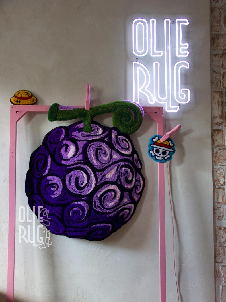 Devil Fruit GOMU GOMU No Mi Japanese Anime - Tufting RUG, Custom Rugs ...